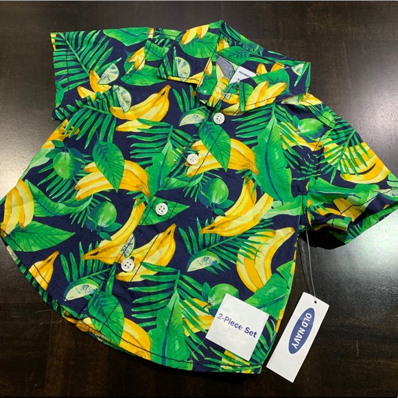 Old Navy | Matching Sets | Banana Print Pattern 2piece Set | Poshmark